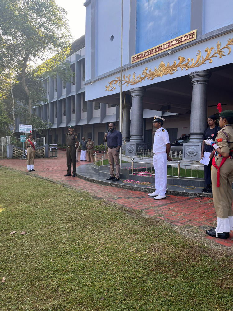 Republic Day - St. Aloysius College, Edathua, Alappuzha, Kerala, India