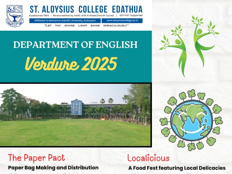 Department of English - Verdure 2025 - St. Aloysius College, Edathua ...